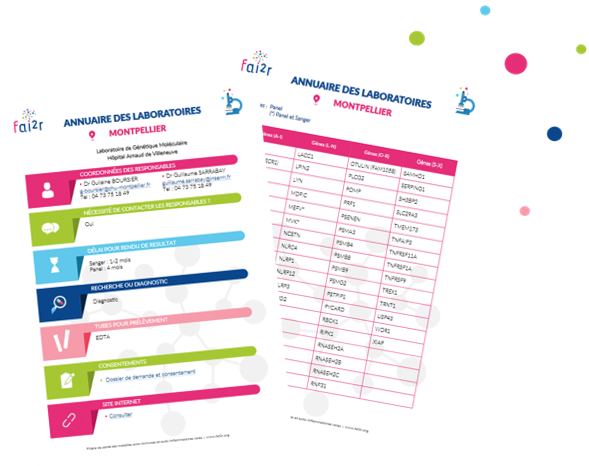 Annuaire des laboratoires d'analyses génétiques - Fai2r
